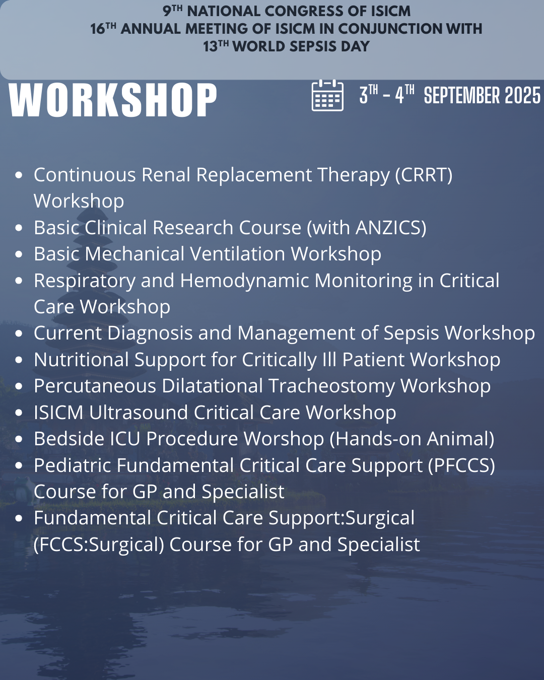 ISICM - PERDICI | Indonesian Society of Intensive Care Medicine.